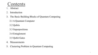 Overview of quantum computing and it's application in artificial intelligence | PPT
