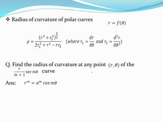 CURVATURE AND RADIUS OF CURVATURE | PPTX