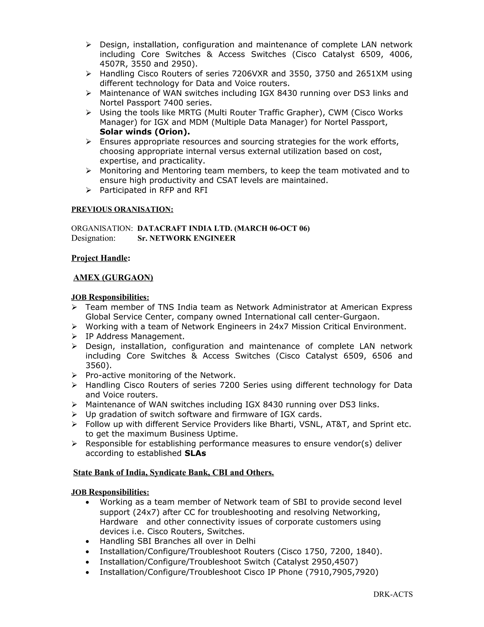 Abhishek resume | DOC | IT and Internet Support | Internet