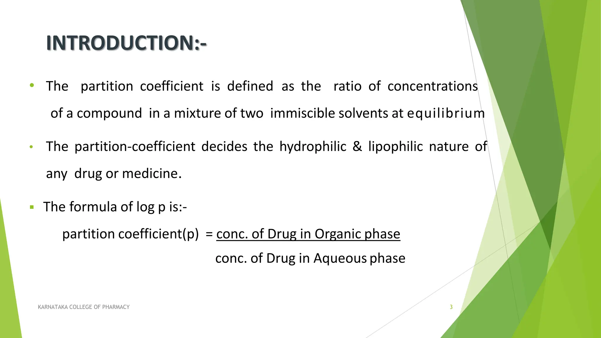 ABHISHEK S1 APA LOG P advanced pharmaceutical analysis | PPTX