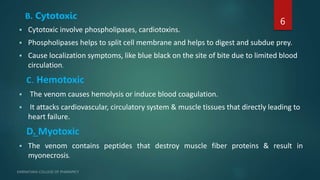 ABHISHEK S2 APA ANTI- VENOM advanced pharmaceutical analysis | PPTX