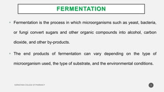ABHISHEK S2 FA FERMENTATION food analysis | PPTX