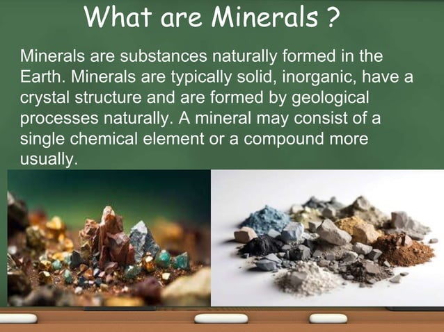 Importance of Minerals in everyday life.pptx | Commodities | Economy
