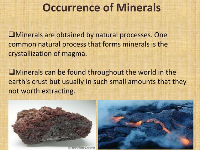 Importance of Minerals in everyday life.pptx | Commodities | Economy
