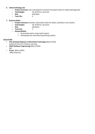 Abhishek Shukla - Resume | PDF