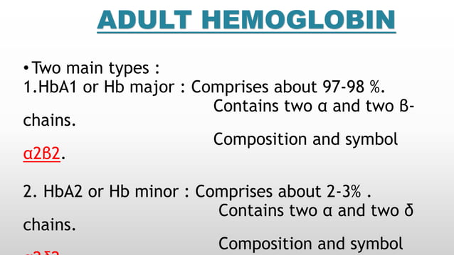 STRUCTURE OF HEMOGLOBIN AND MYOGLOBIN | PPTX | Chemistry | Science
