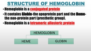STRUCTURE OF HEMOGLOBIN AND MYOGLOBIN | PPTX