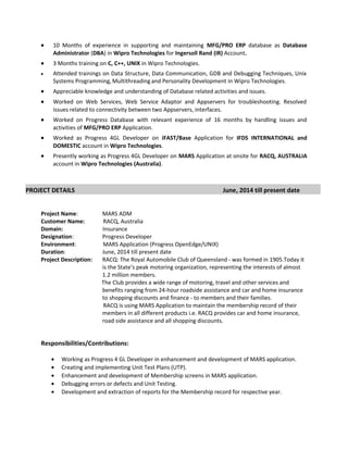 Abhishek Srivastava (Progress 4GL/OpenEdge Developer) | DOC