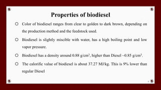 BIOFUEL POWERED CI ENGINE | PPTX