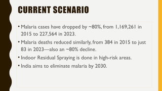 National anti- malaria program in India. | PPTX