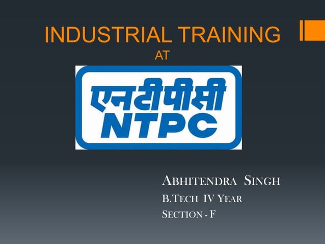 NTPC Auraiya Industrial Training | PPTX