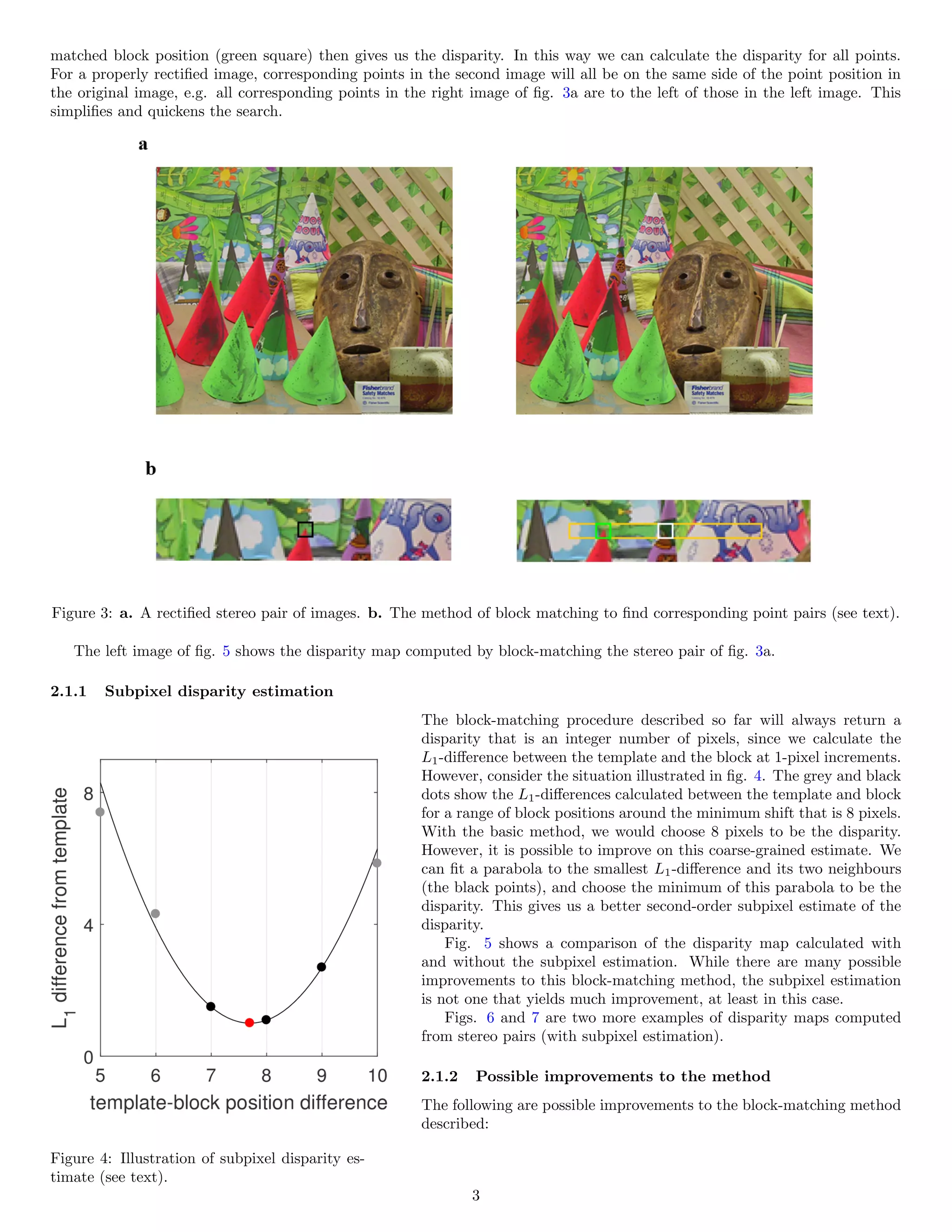 Depth estimation from stereo image pairs using block-matching | PDF