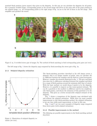 Depth estimation from stereo image pairs using block-matching | PDF
