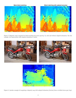 Depth estimation from stereo image pairs using block-matching | PDF