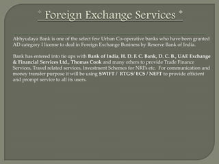 Abhyudaya co operative bank | PPTX