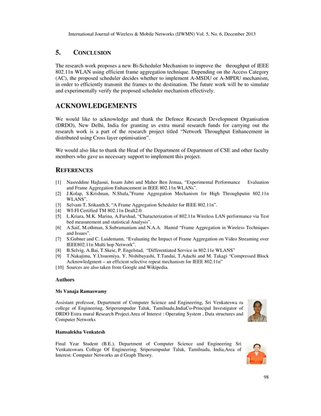 A bi scheduler algorithm for frame aggregation in ieee 802.11 n | PDF