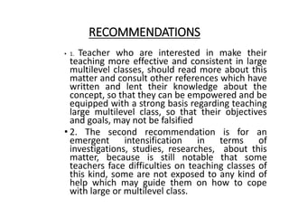 slides strategies to teach large multilevel class | PDF