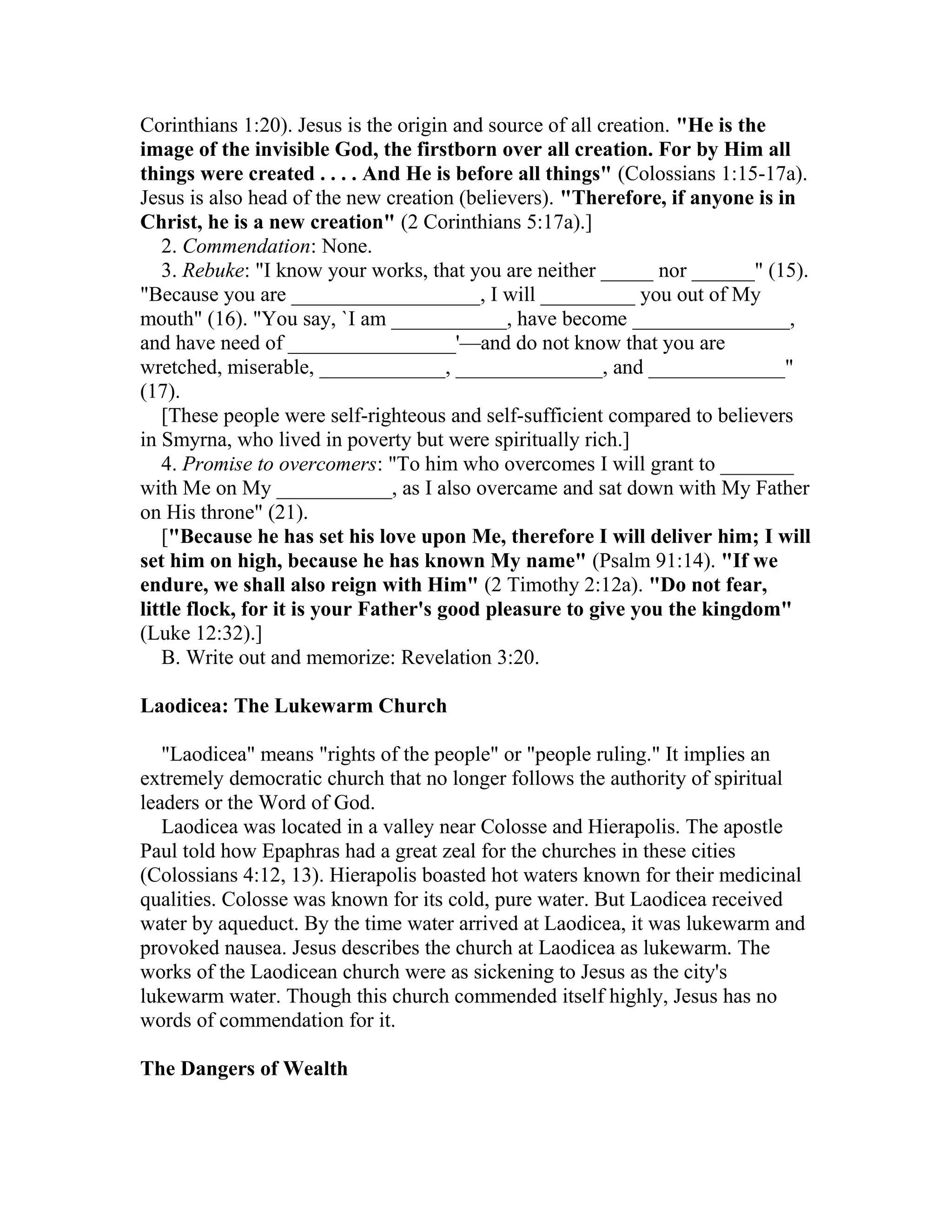 A bible study on revelation english | DOC