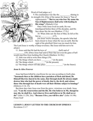 A bible study on revelation english | DOC