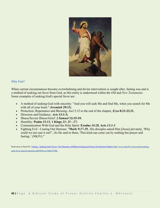 A biblical view of prayer series outline | DOCX