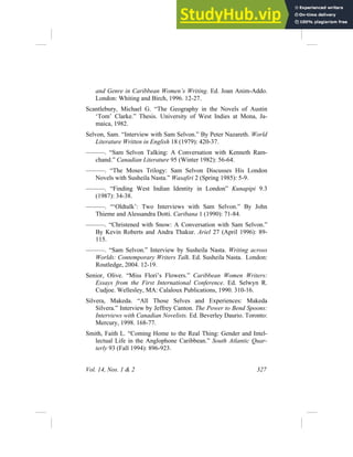 A Bibliography Of Caribbean-Canadian Literature | PDF