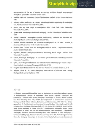 A Bibliography Of Ernest Hemingway | PDF