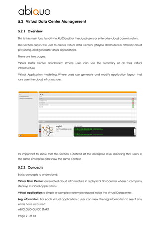AbiCloud quickstart guide | PDF | Cloud Computing | Internet