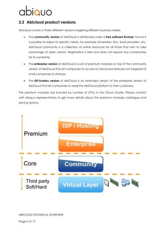 Abicloud Technical Overview | PDF