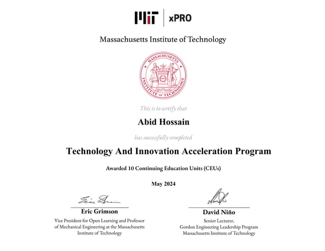 Technology And Innovation Acceleration Program | PPT