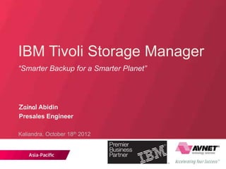 IBM Software, Tivoli Storage Manager | PPT