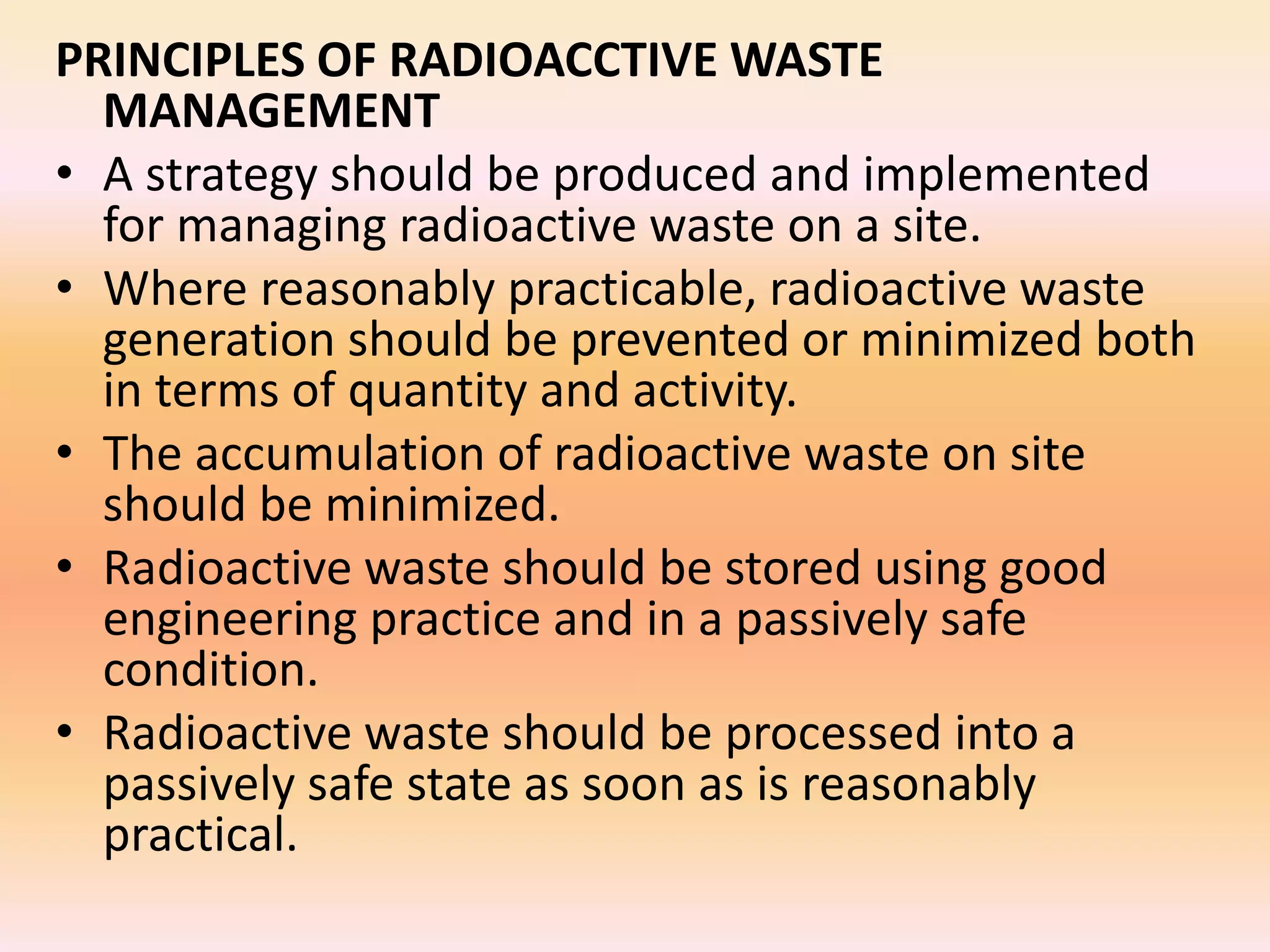 NUCLEAR WASTE MANAGEMENT | PPTX