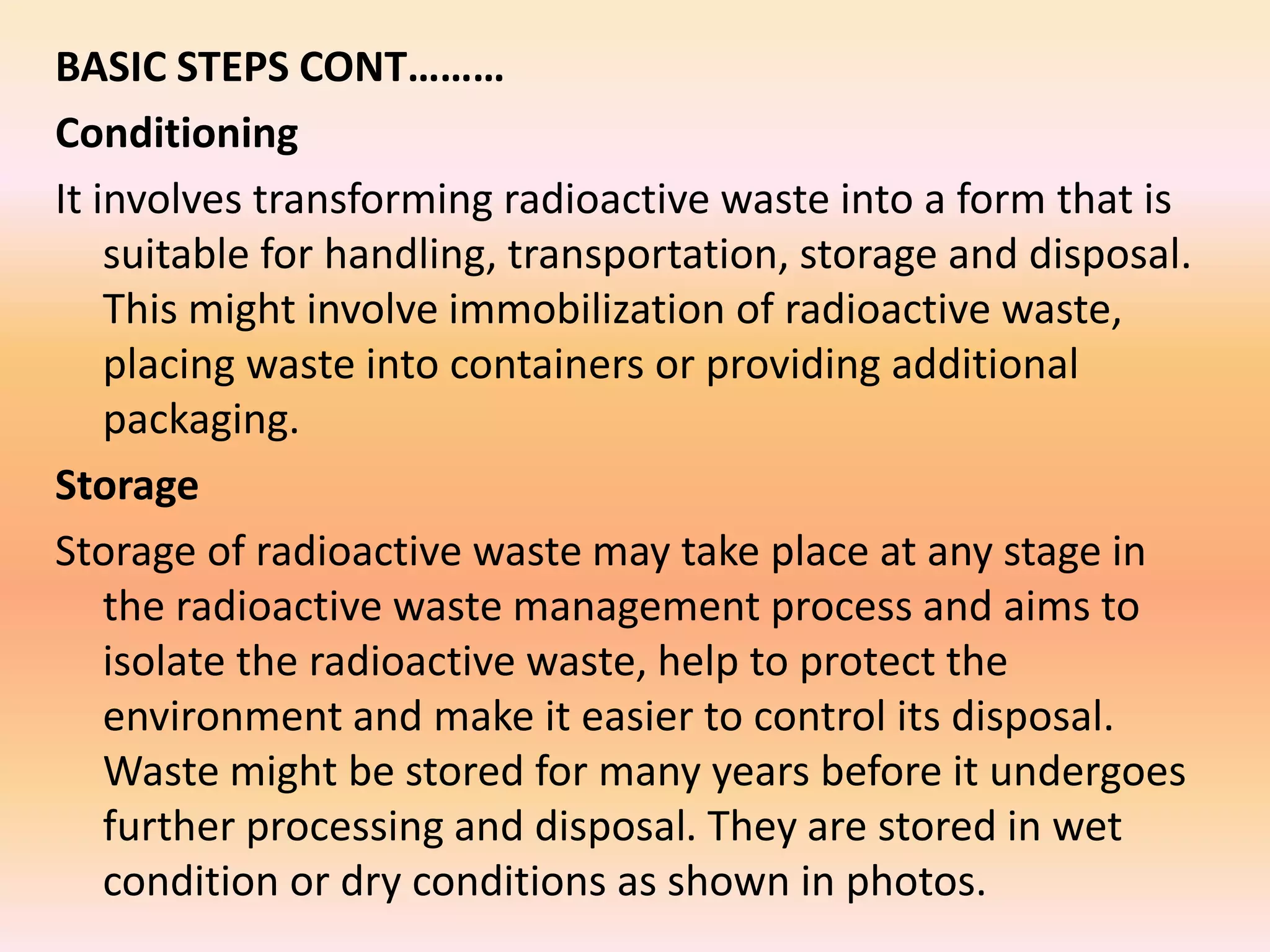NUCLEAR WASTE MANAGEMENT | PPTX