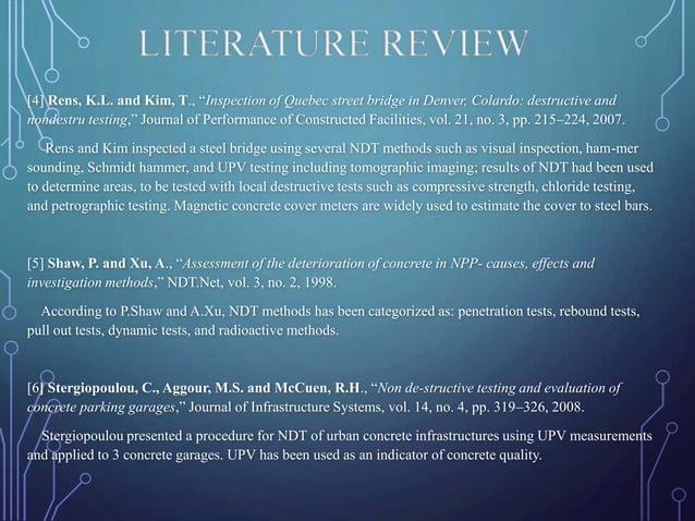 Non Destructive Tests On Concrete Building Ppt