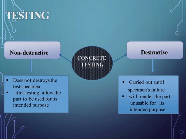 Non Destructive Tests On Concrete Building Ppt