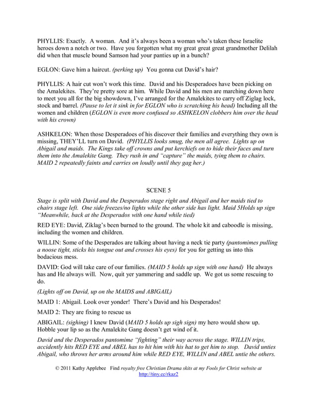 Abigail the melodrama script | PDF | Wedding | Personal Celebrations ...