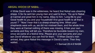 Abigail widow of nabal | PPTX