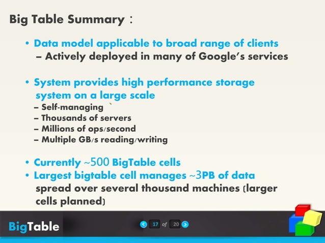 Bigtable | PPT
