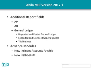 Maximizing Your Investment in Abila MIP | PPT
