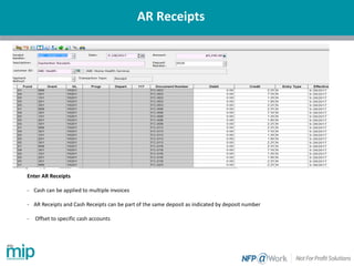 Overview of Abila MIP Accounts Receivable Reporting and Billing | PDF