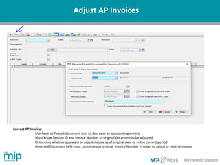Abila MIP Tips and Tricks | PDF