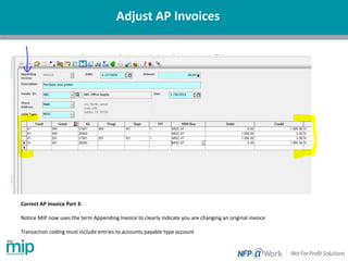 Abila MIP Tips and Tricks | PDF