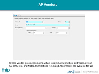 Abila MIP Tips and Tricks | PDF