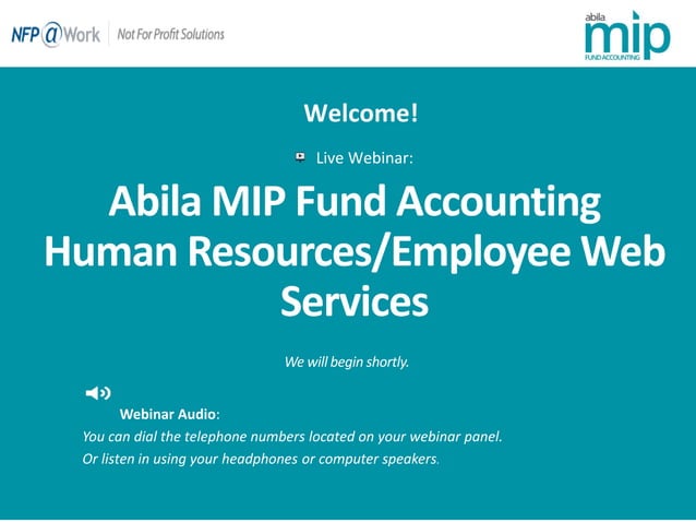 Abila MIP HR and Employee Web Services (HR-EWS) | PPT