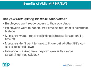 Abila MIP HR and Employee Web Services (HR-EWS) | PPT