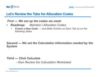 The Allocation Management Module for Abila MIP | PDF