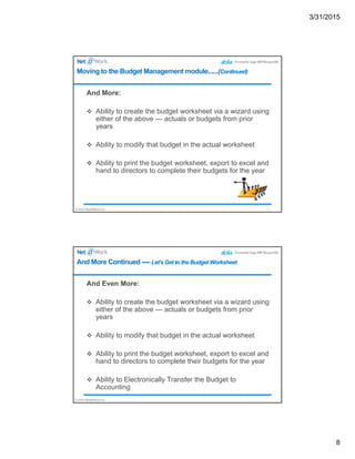 Abila MIP Budget Module | PDF