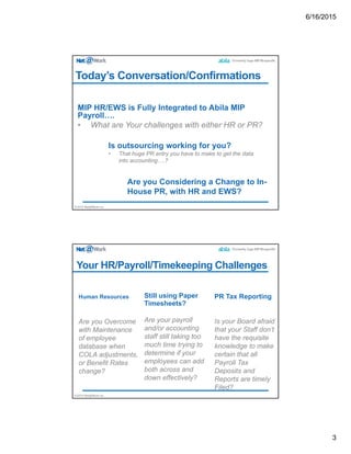 Abila MIP HR and Employee Web Services (HR EWS) | PDF