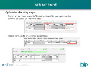 Benefits of Abila MIP Payroll | PPT