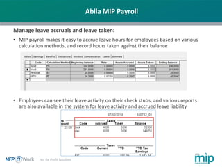 Benefits of Abila MIP Payroll | PPT