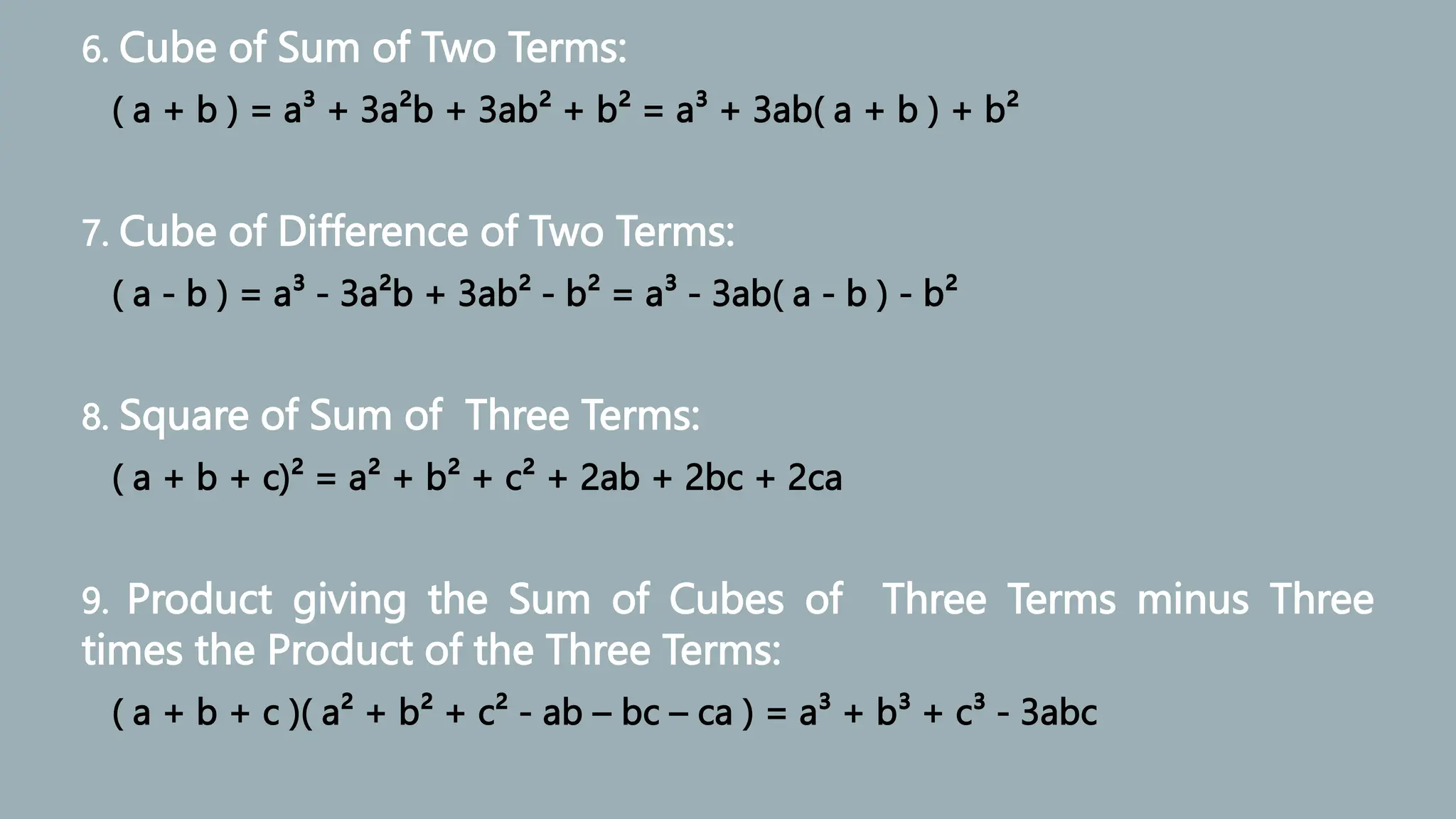 Special products and factoring BSEd-Math-1A-CAA | PPTX